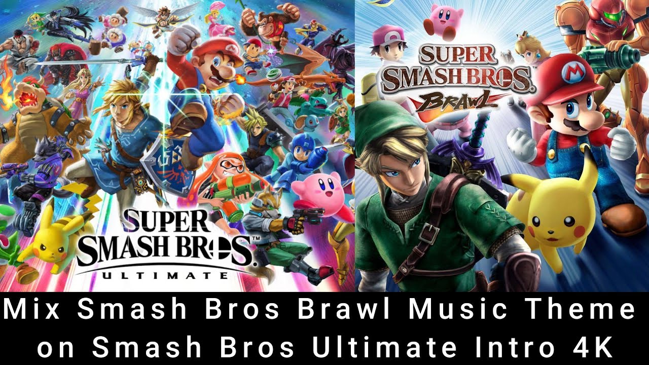 SUPER SMASH BROS ULTIMATE Intro con el Tema Musical de SUPER SMASH BROS ...