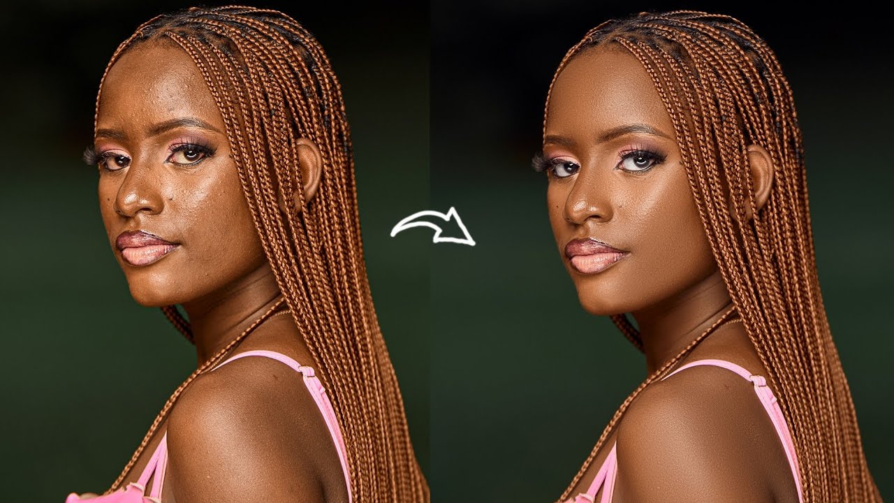 Simple Skin Retouching Tutorial for Beginners using Frequency ...