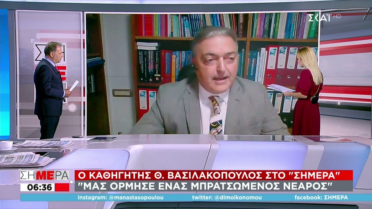 Βασιλακόπουλος σε ΣΚΑΪ: Με έπιασαν από το λαιμό και με πέταξαν κάτω ...
