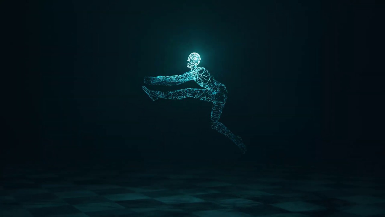 Human Particles Simulation - Maya MASH Dynamics - YouTube