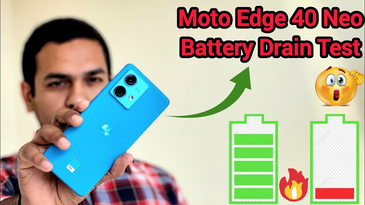 Moto Edge 40 Neo Battery Drain Test After 4 Month Usage - YouTube