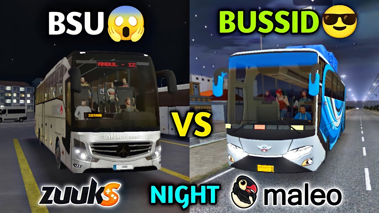 🚚Best Night Comparison Between Bus Simulator Indonesia with Bus ...