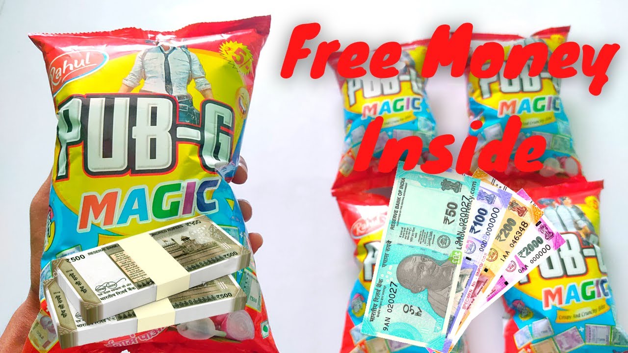 PubG Snacks Free Money Inside Only Rs 5/- - YouTube