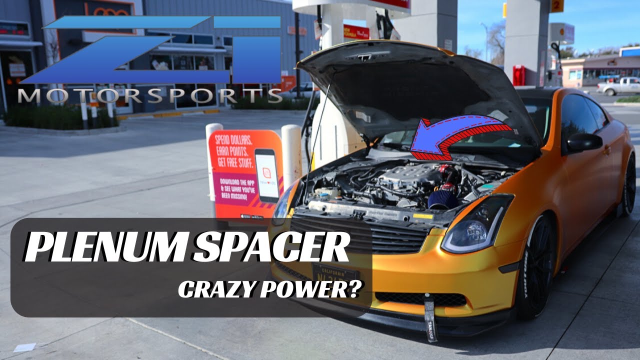 Z1 Plenum Spacer Installed for G35 / 350z + Review (2023) - YouTube