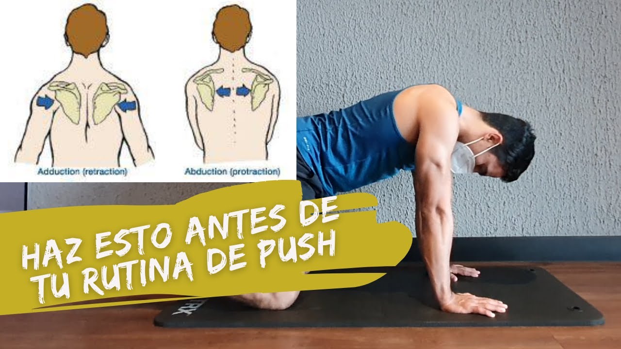 Ejercicio para mejorar tus lagartijas protracción y retracción ...
