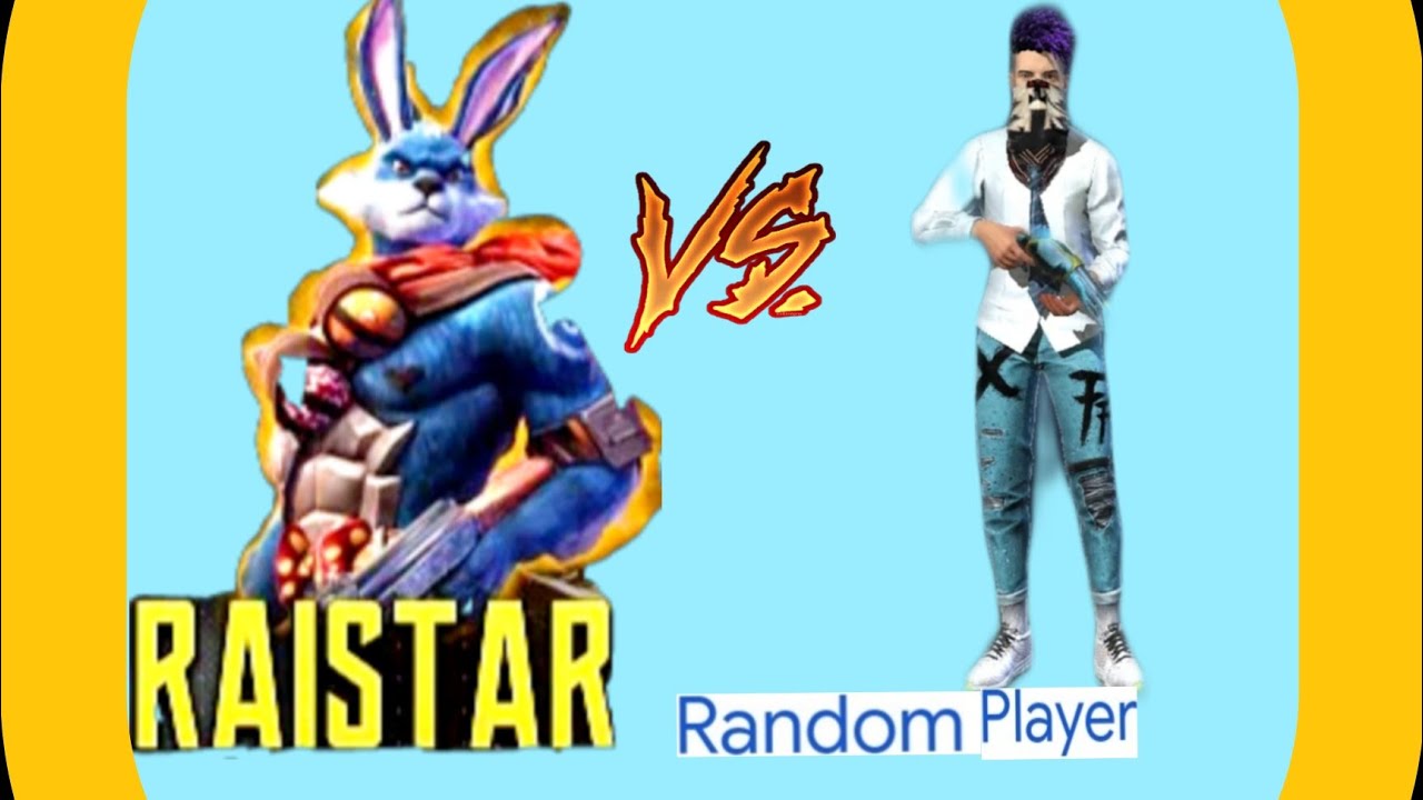RAISTAR VS RANDOM PLAYER 1 v 1CHALLENG😌 - YouTube