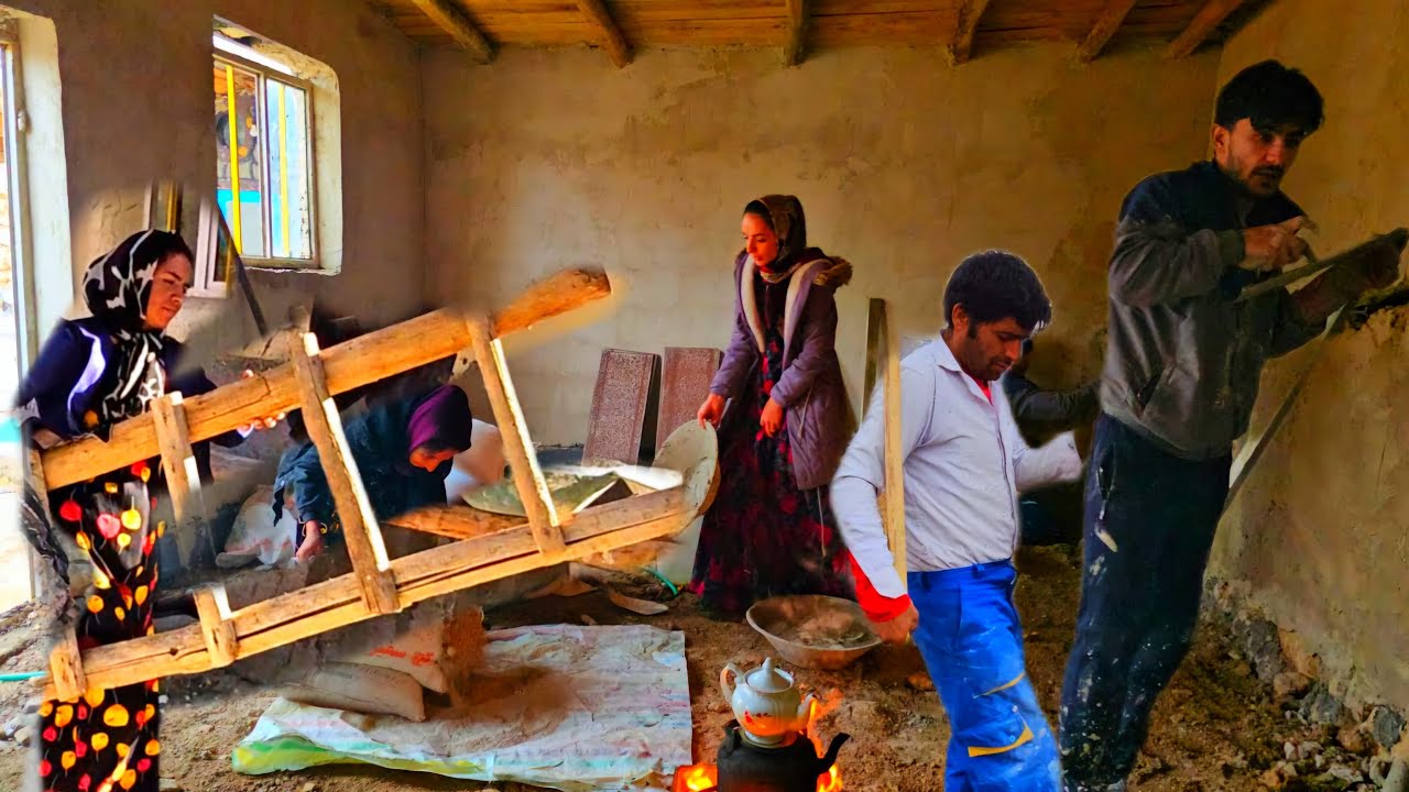 ⛰️ Shokat and Asghar in the Mountains | From Buying Blocks to Building ...