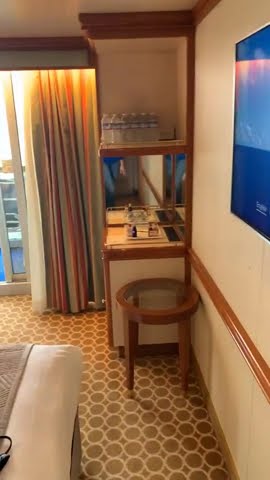 Diamond Princess Balcony Cabin Sneak Peak - YouTube