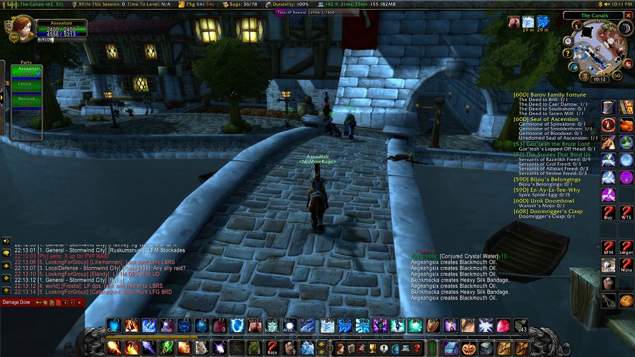 WoW Classic - Stormwind PvP Mage - YouTube