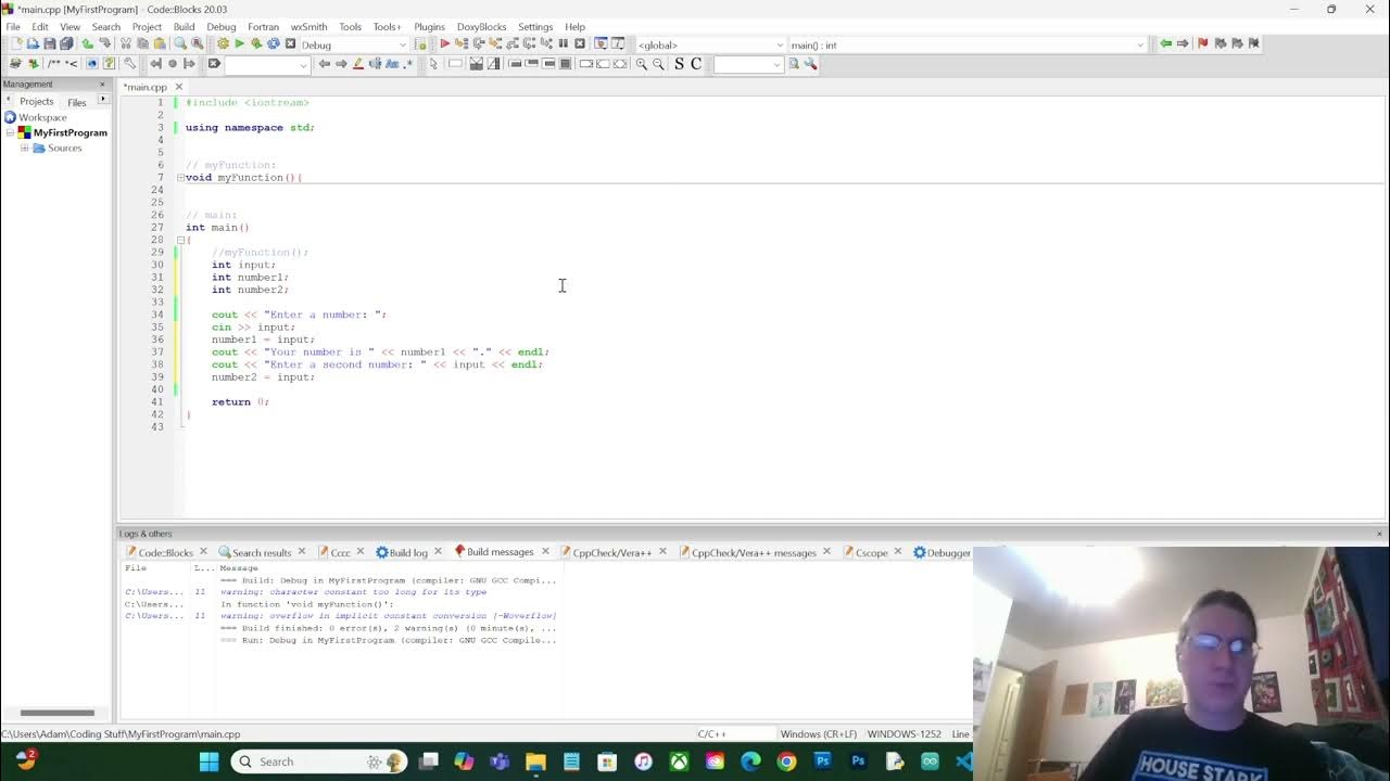 C++ Lesson 3: User Input and Fun with Strings - YouTube
