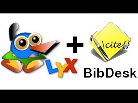 BibDesk + LyX - YouTube