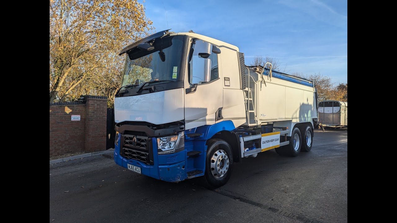 RENAULT C380 TIPPER WALKAROUND VIDEO - YouTube