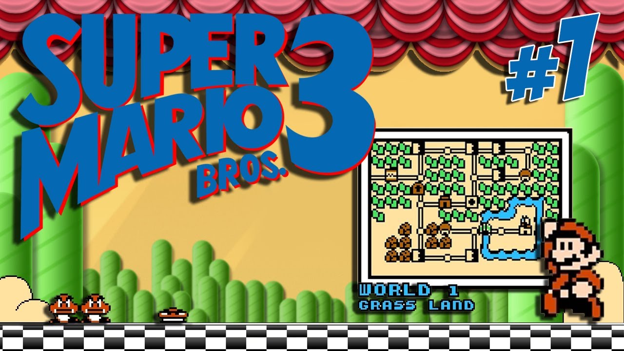 Super Mario Bros.3: #1 / w1: Grass Land - YouTube