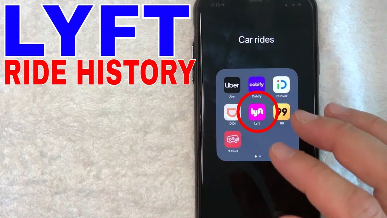 How To Check Lyft Ride History 🔴 - YouTube