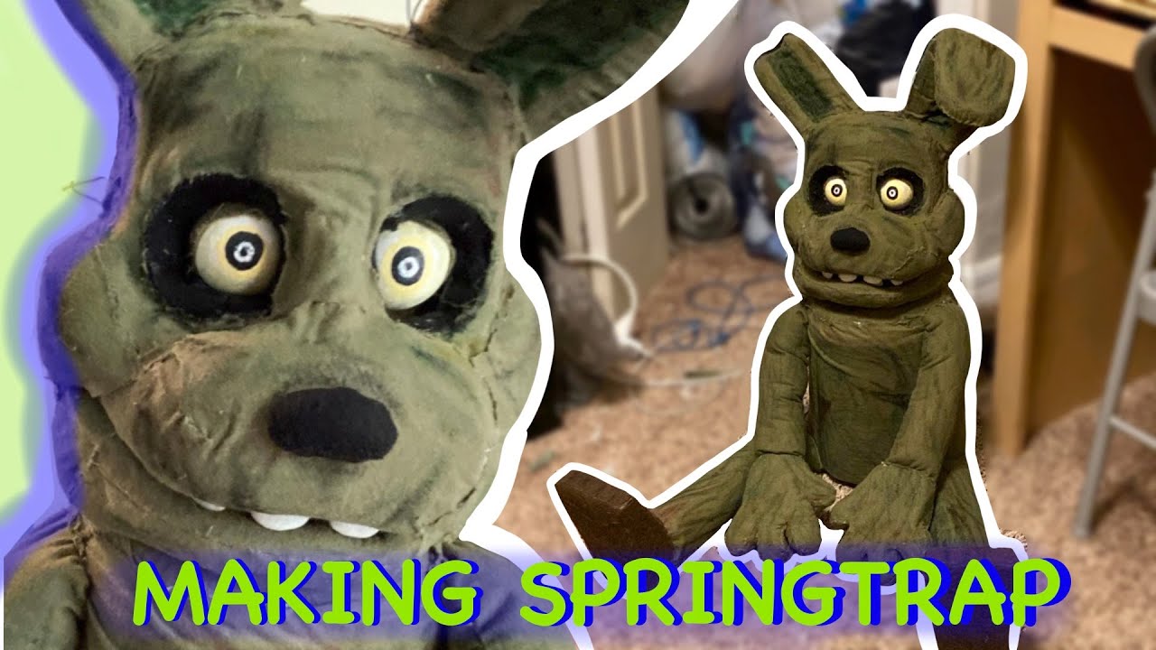 Tips for making a Springtrap plush - YouTube