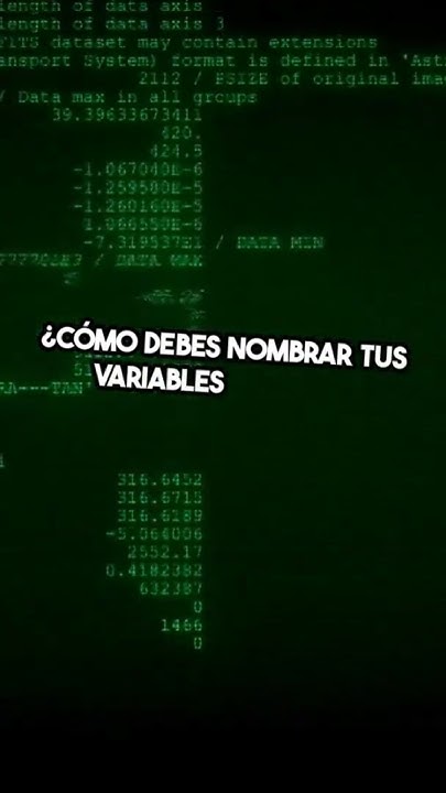 Convenciones para nombrar variables en Java - YouTube