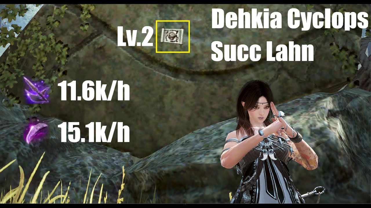 BDO Succ Lahn (After Buffs)(pre addons buff) Dehkia Cyclops, 11.6k+/hr ...