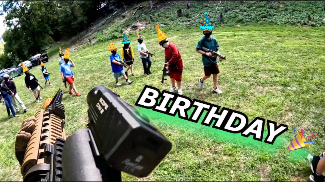 Airsoft Birthday Gameplay! - YouTube