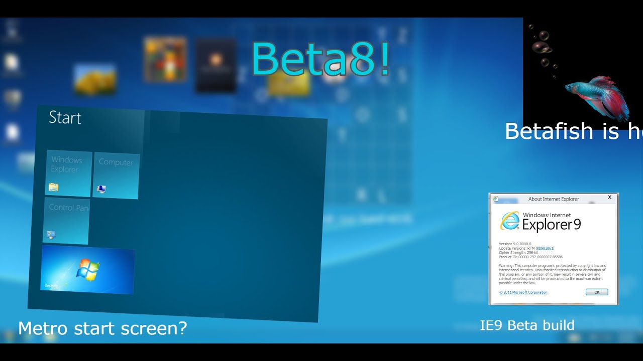 Beta8! (Build 8008) - YouTube