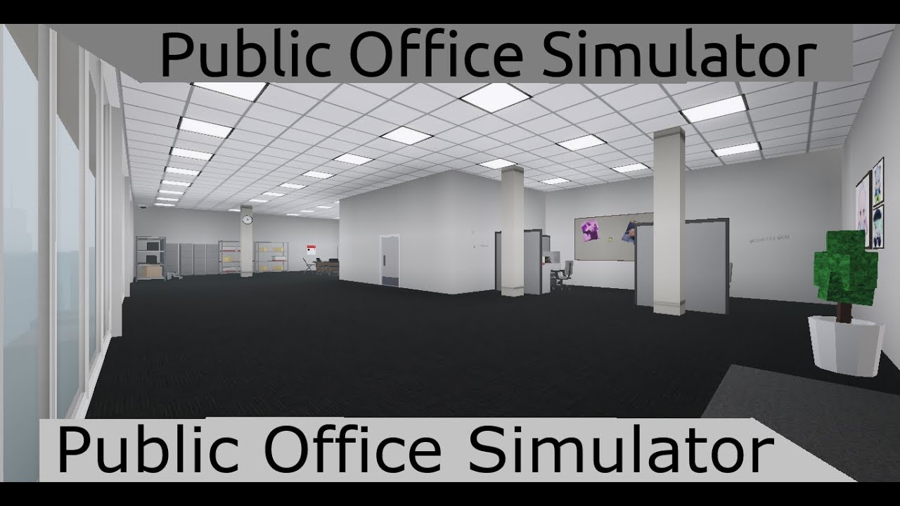 Roblox Public office simulator - YouTube