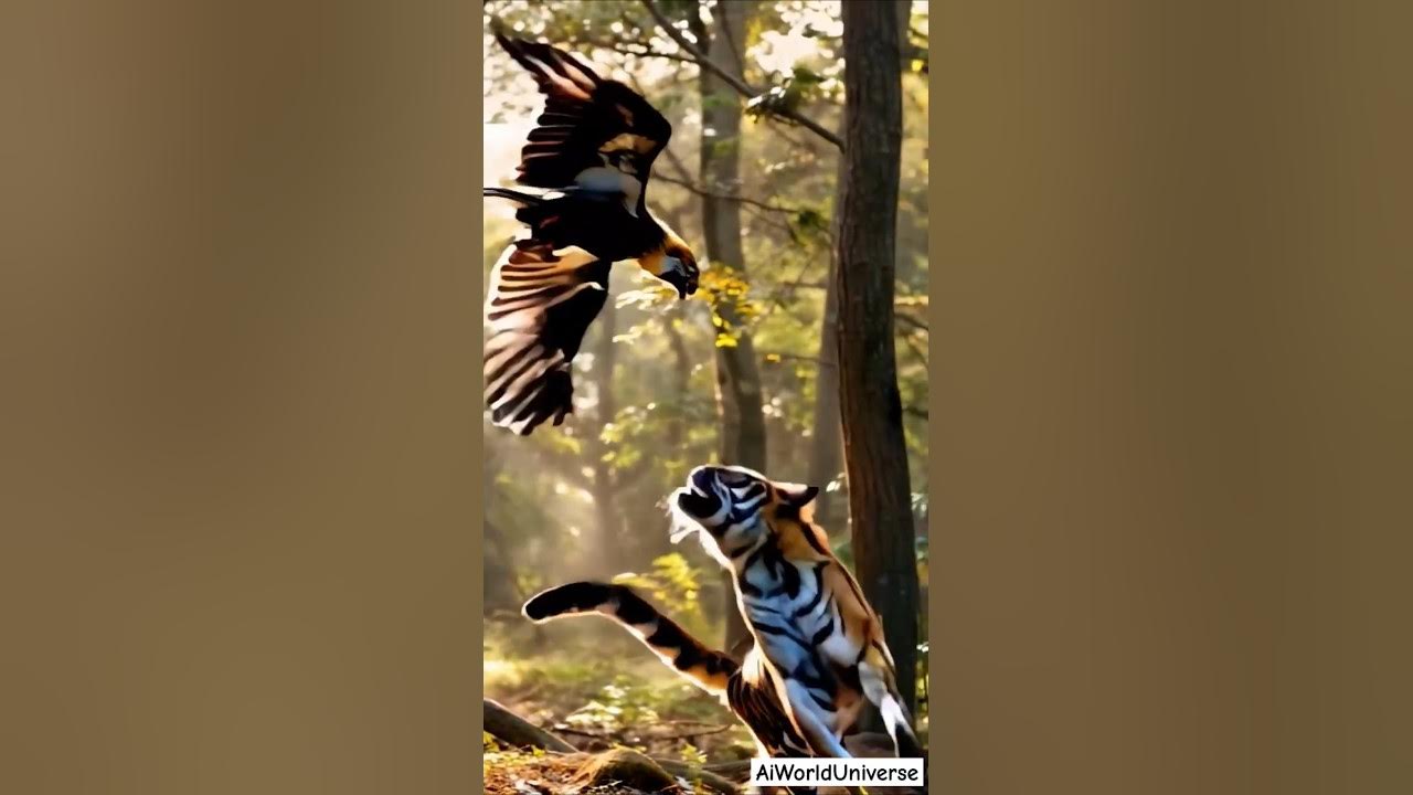 Tiger vs Eagle 🦅 🐅 - YouTube