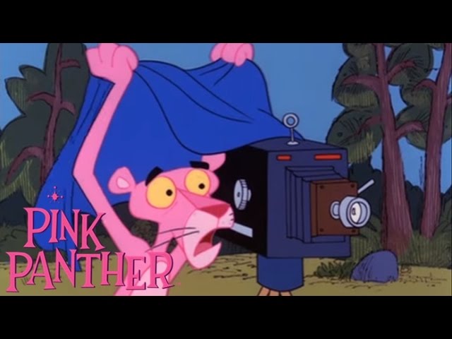 Pink Panther Sneaking Around