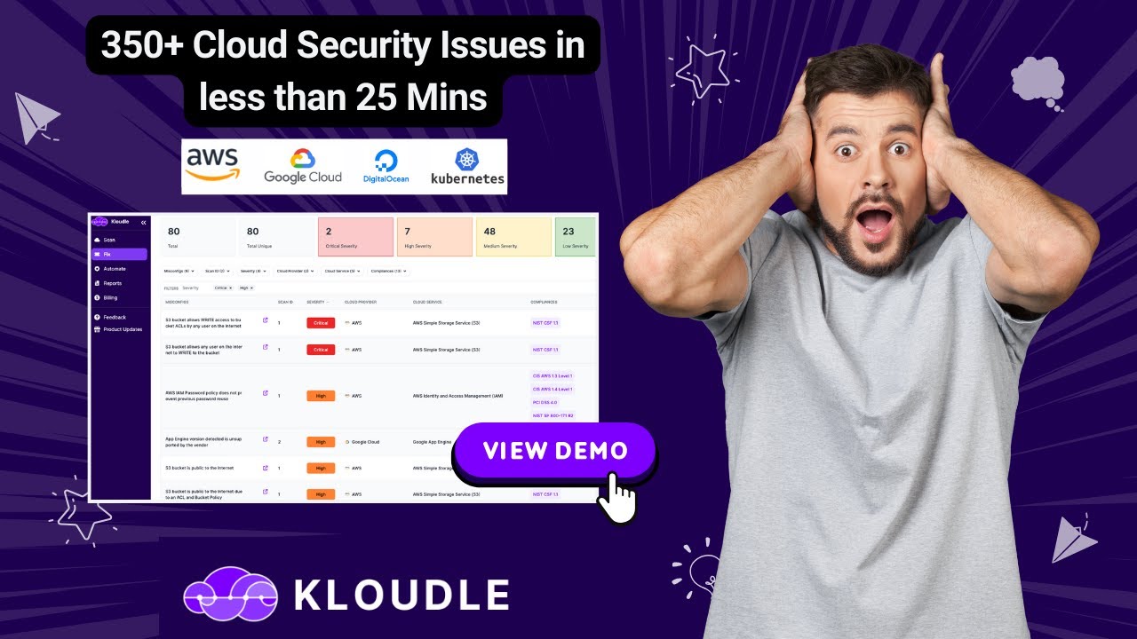 30-Second Kloudle Demo: Secure Your Cloud Infrastructure Instantly 🔐 - YouTube