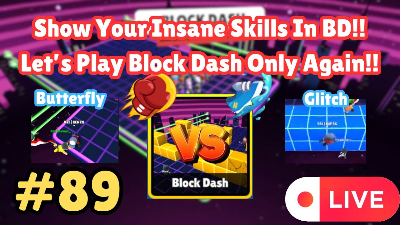Show Your Insane Skills In Block Dash!! Let's Play Block Dash Only ...