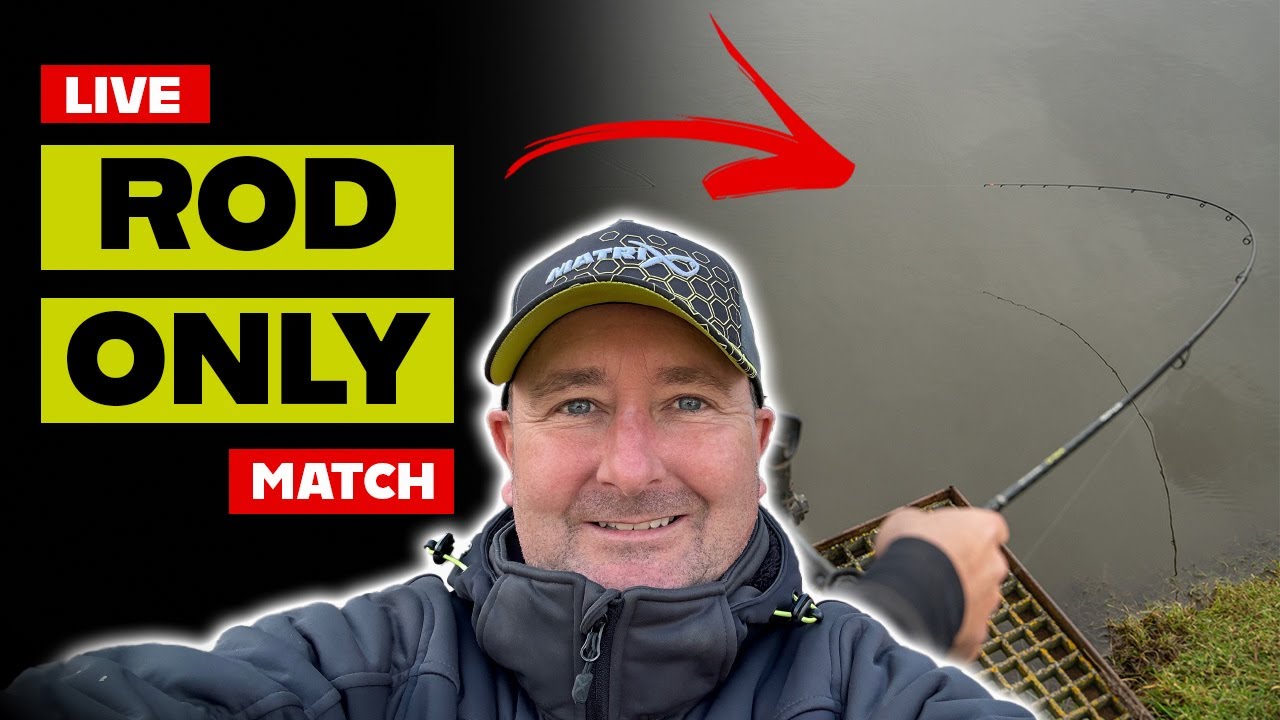 🎣 ROD ONLY LIVE MATCH FISHING with Jamie Harrison | Feeder & Bomb ...