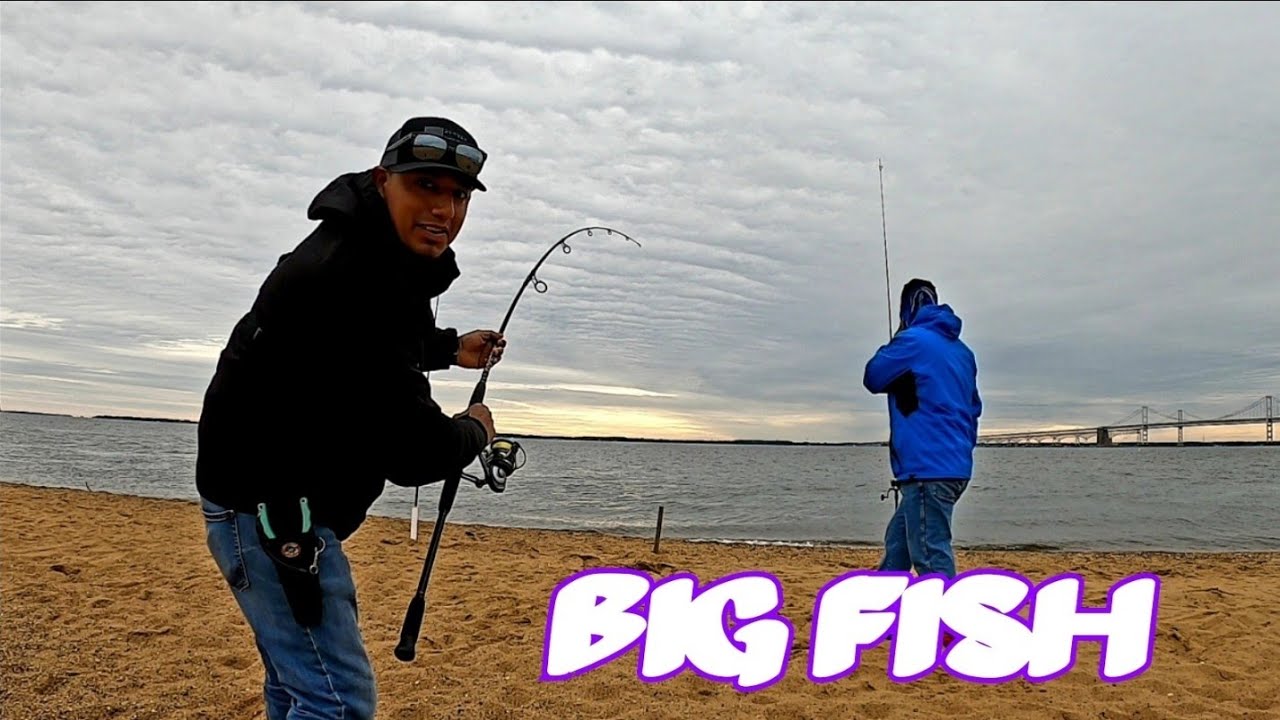 Fishing at Sandy Point Big Catch - YouTube