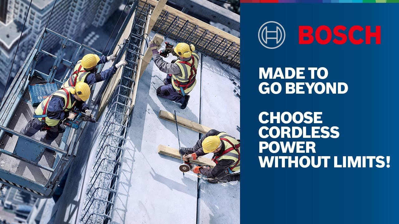 Bosch Professional Cordless Brushless Power Tools - Made To Go Beyond ...