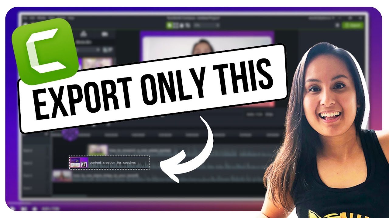 Camtasia 2023 | How to Export or Render a Section of Your Video - YouTube