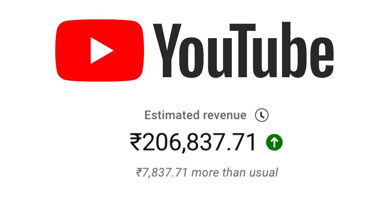 YouTube First Payment is HUGE! - YouTube