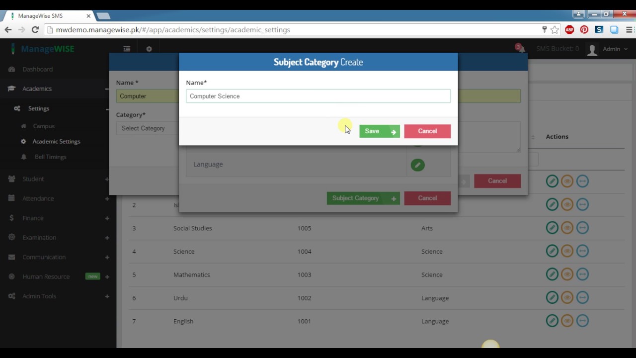 How to create subjects and Assign to Classes - YouTube
