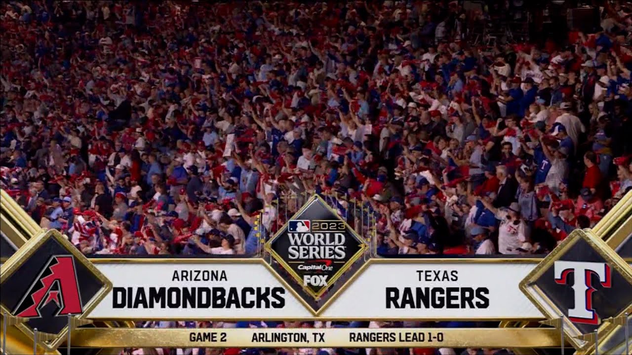 Arizona Diamondbacks at Texas Rangers, 2023 World Series Game 2 ...