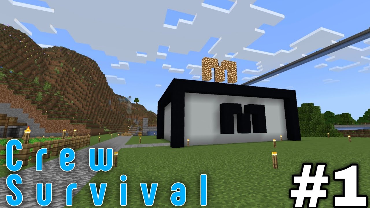 Tanıtım ve Metro Girişi | Minecraft Crew Survival #1 - YouTube