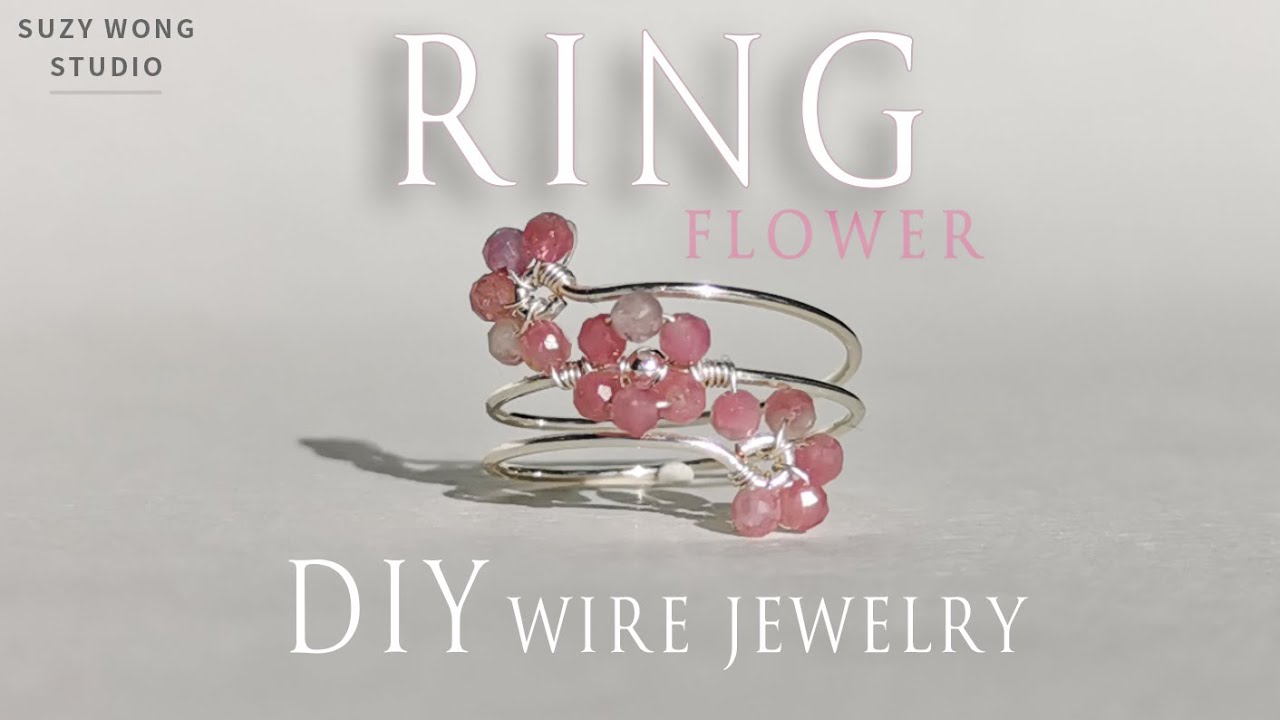 Flower Ring/Simple Ring/Easy Ring/DIY Ring/Wire Wrap Ring Tutorial/How ...