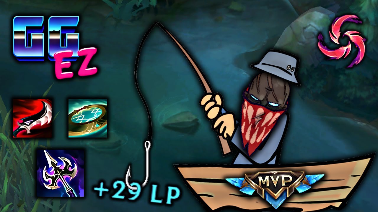 PYKE IS FISHING LP IN RANKED GAMES - YouTube