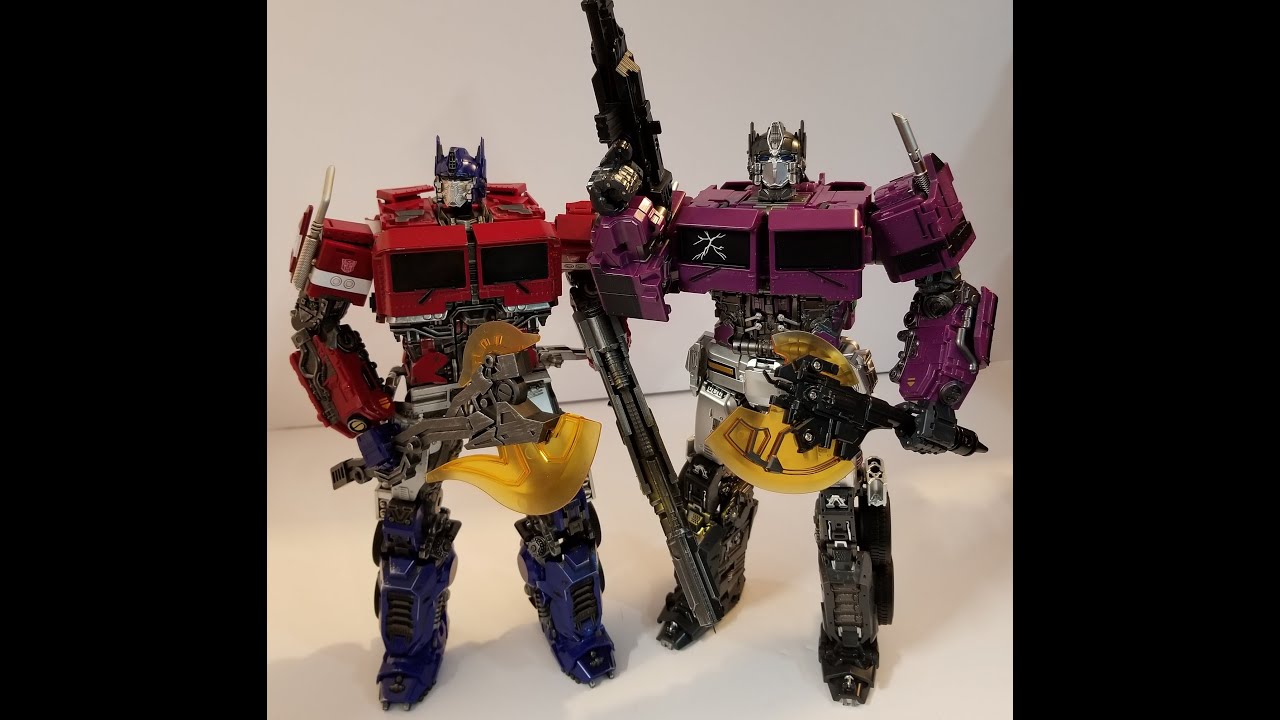 BMB LS13 Shattered Glass Version Optimus Prime - YouTube
