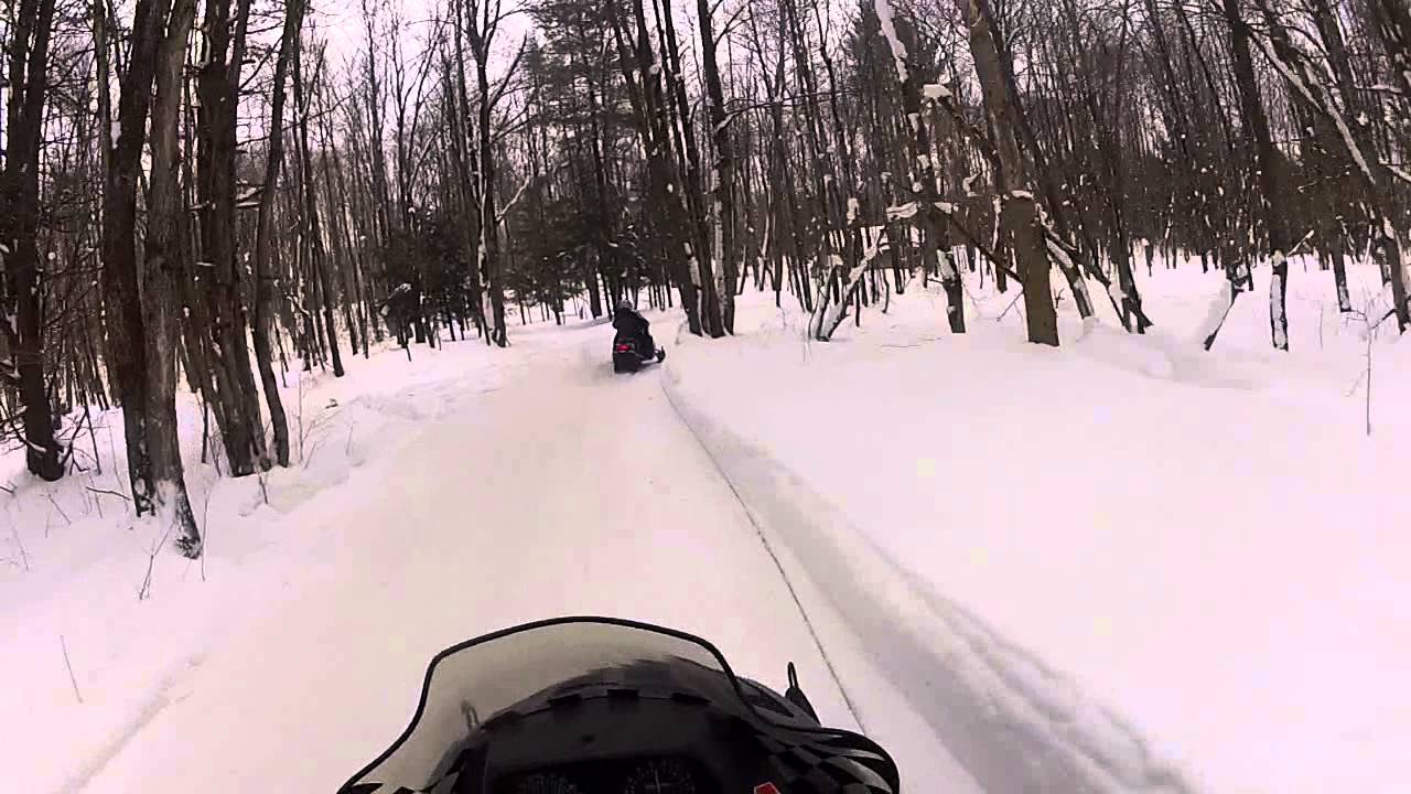 2/24/13 Camden to Johnny Smith's Pond on '96 XCR 600 - YouTube