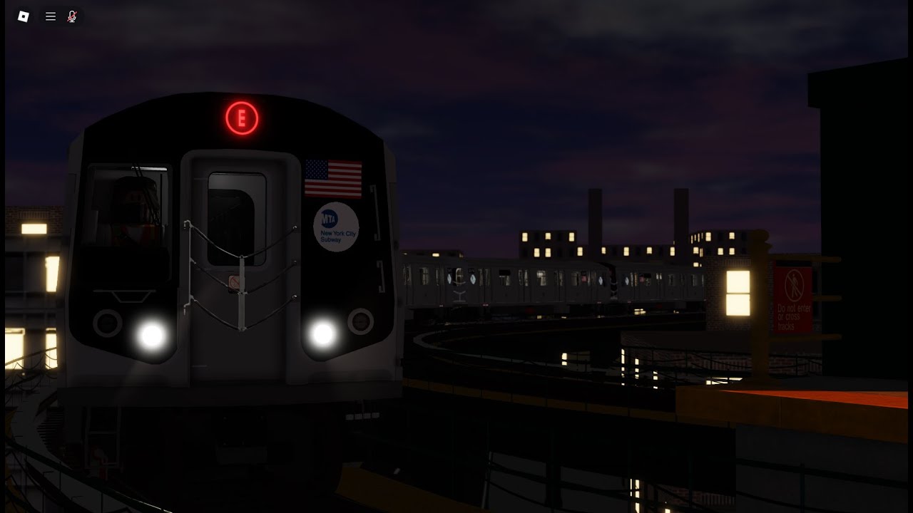 Roblox Transit network/R179 8 train cars metro express run. PT:1 - YouTube