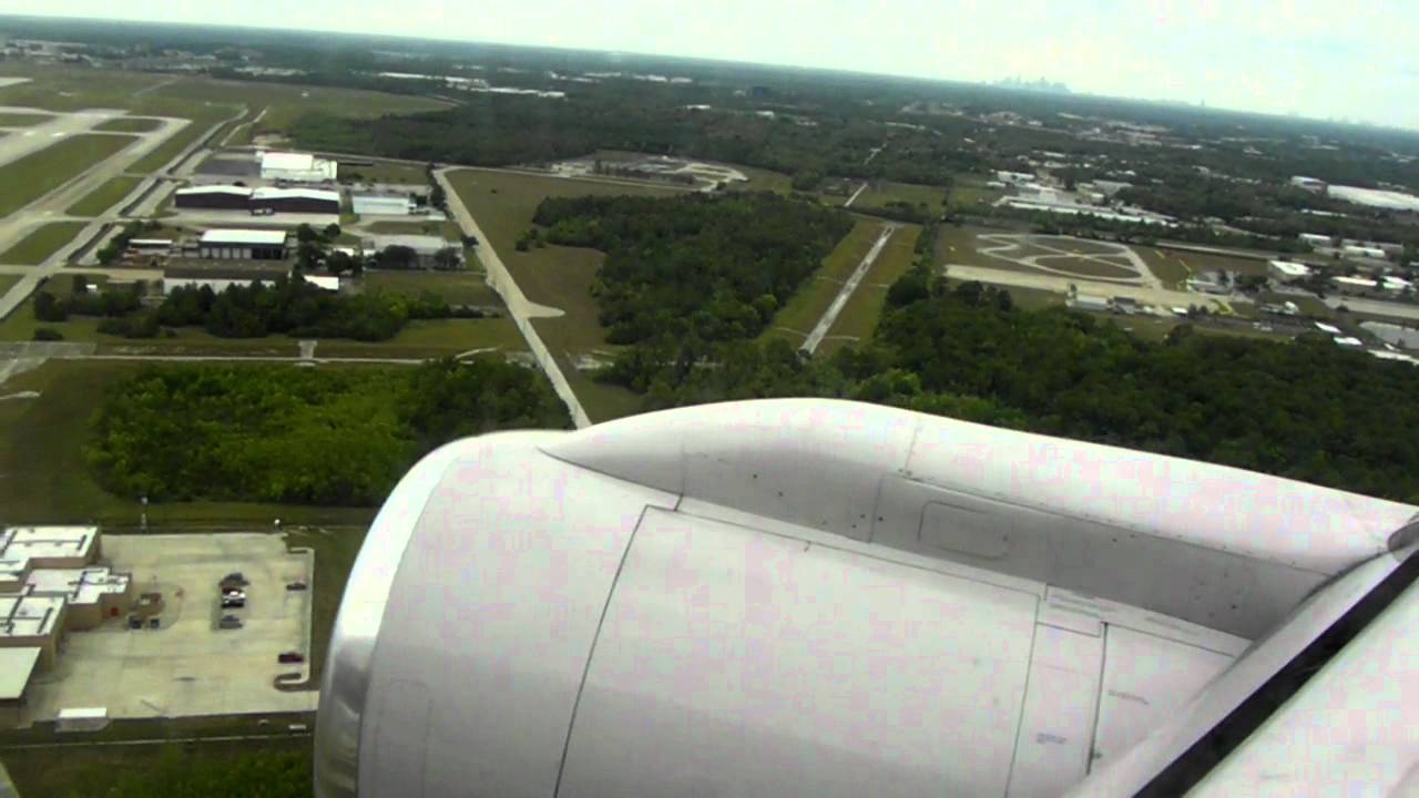 IAH HD Continental Airlines 757-200 Landing Houston Intercontinental ...