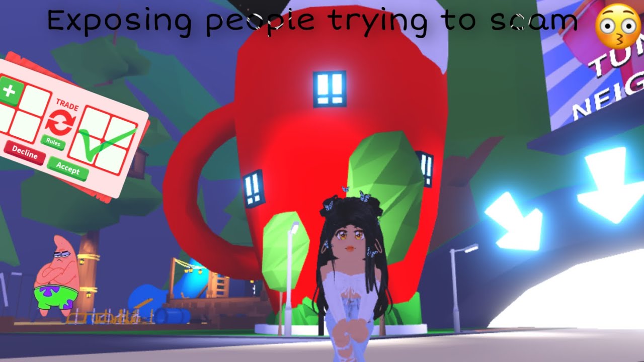 Exposing people trying to scam in Adopt Me (Roblox) | Anna Plays Roblox ...