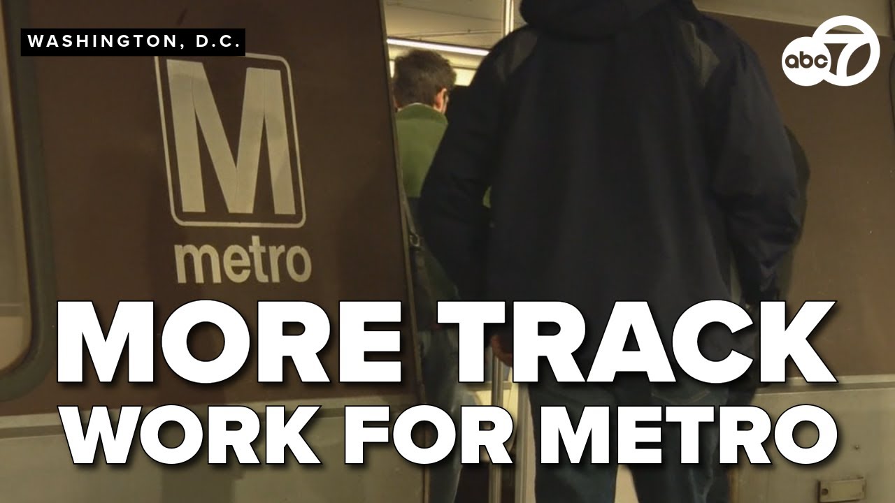 Metro kicks off a busy year for track work across the system - YouTube