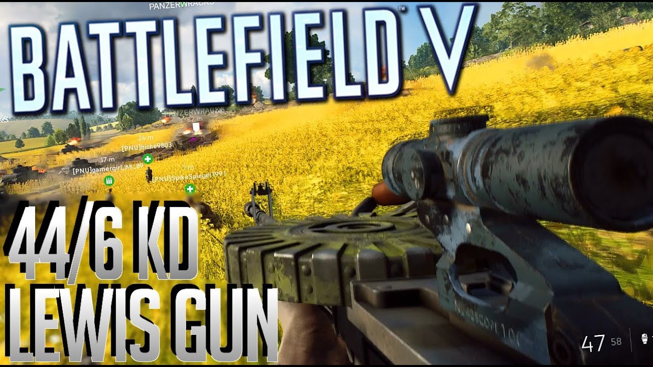 BATTLEFIELD V | LEWIS GUN - YouTube