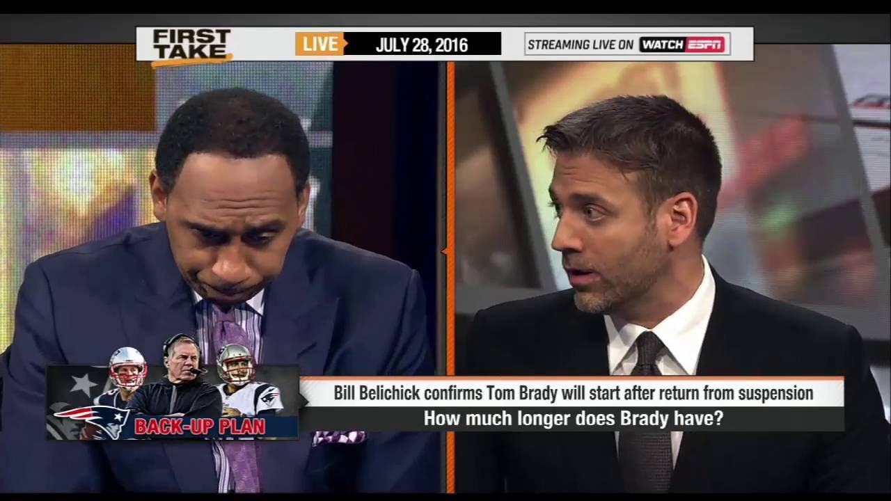 Max Kellerman says Tom Brady is done on First Take - YouTube