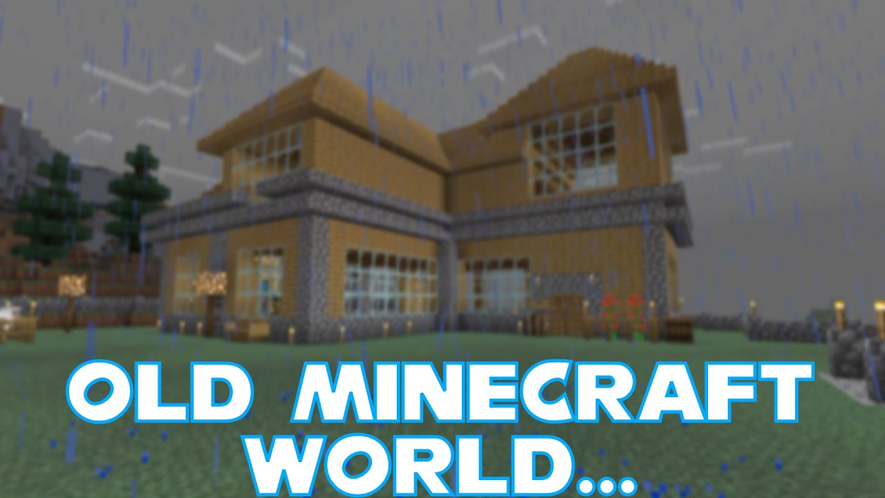 Revisting An Old Minecraft World... - YouTube