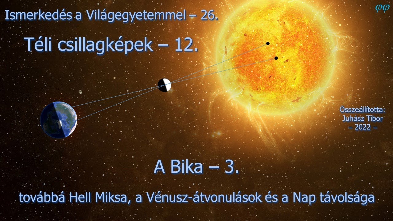 Ismerkedés a Világegyetemmel - 26. Téli csillagképek, 12. A Bika, 3 ...