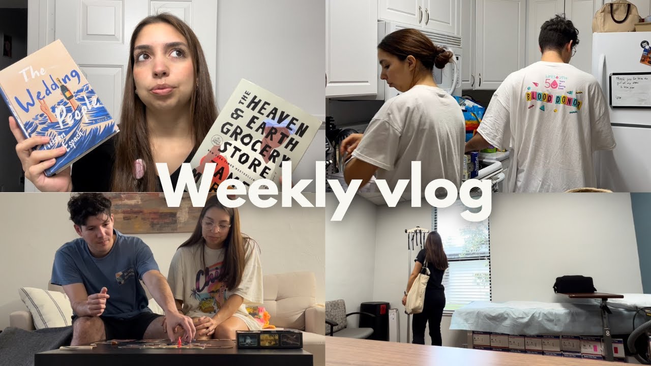 Weekly vlog (books review, book club, work, etc) - YouTube