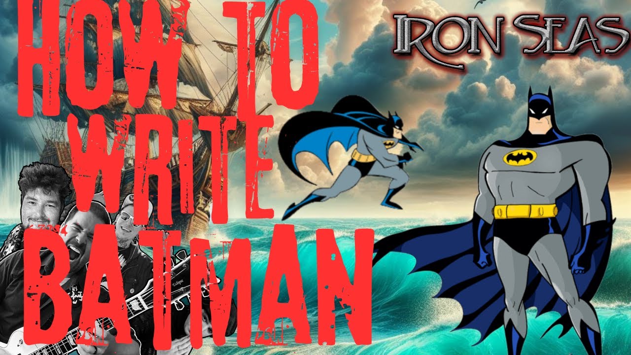 How to write COMIC characters like BATMAN correctly! - YouTube